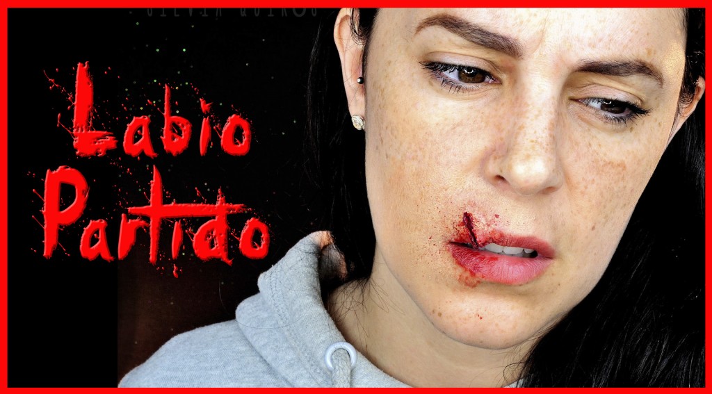 Split lip makeup special effect